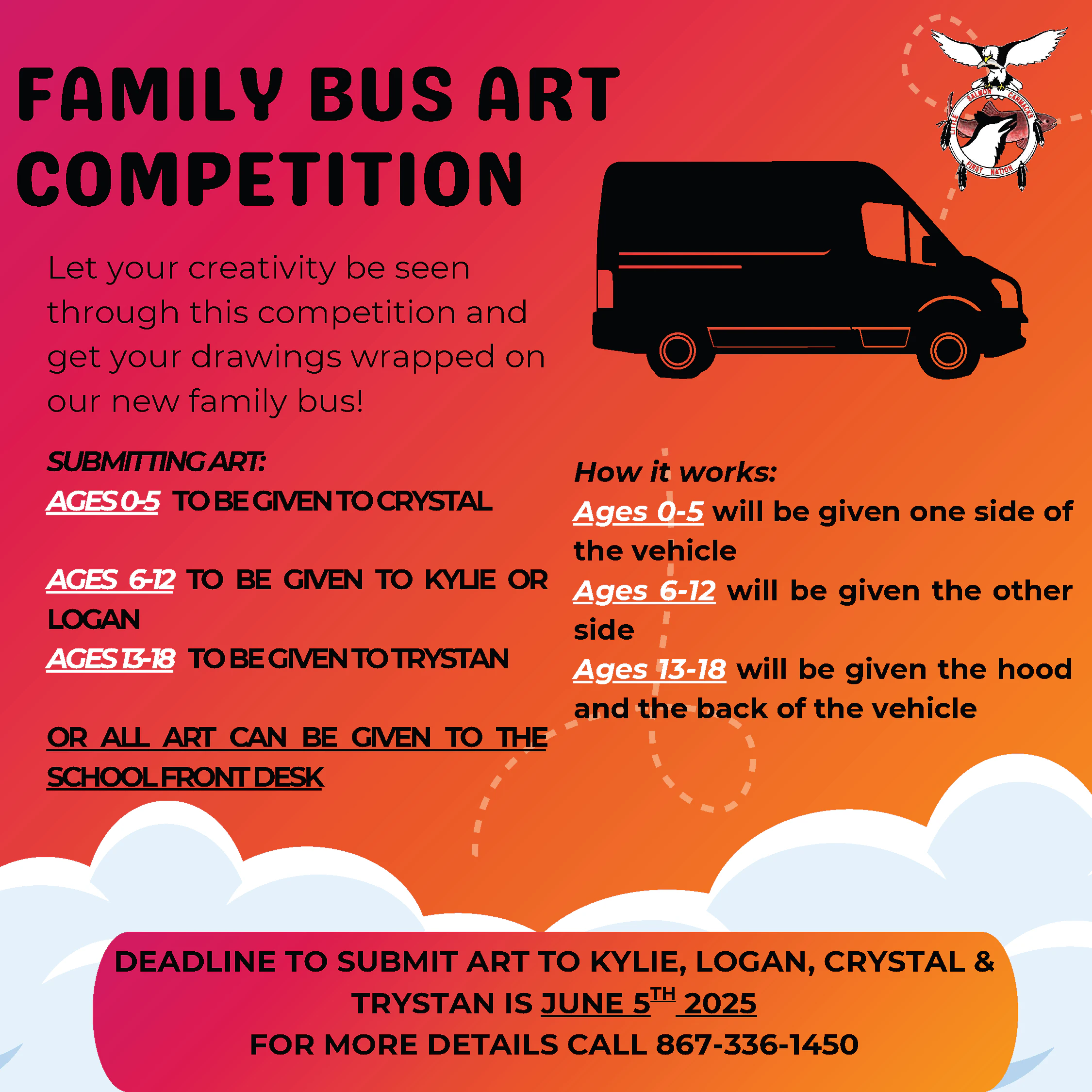 Family Bus - Art Competition — Little Salmon Carmacks First Nation